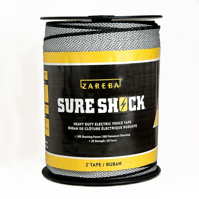 Zareba Heavy-Duty Sure Shock Polytape - 500 foot spool of 2 inch ...