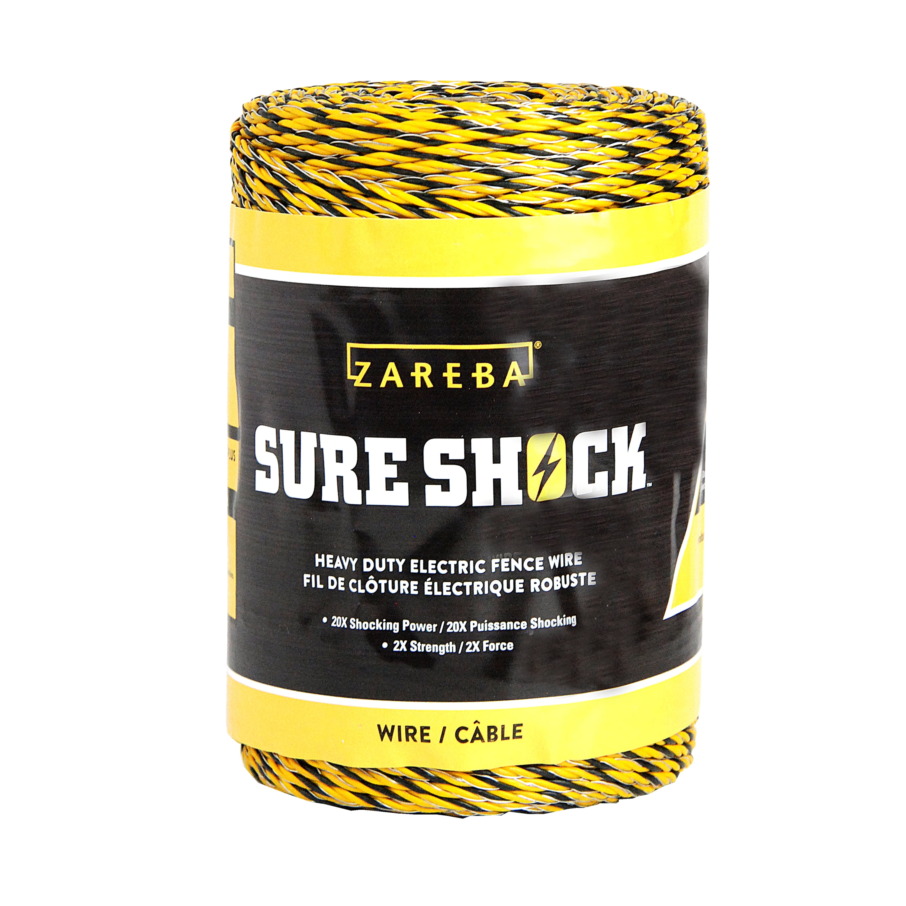Zareba Heavy-Duty Sure Shock Polywire ? 656 foot reel - Walmart.com
