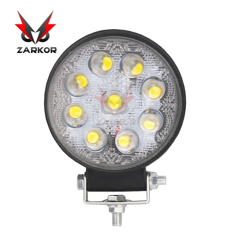 Zarkor 4D Mini Offroad LED Light Bar 27W LED Work Light Bright Beam Off ...