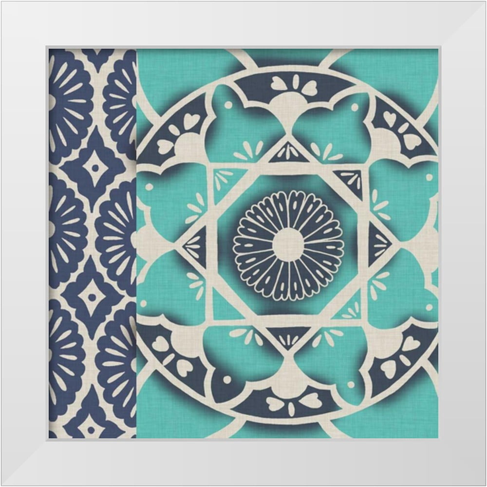 Zarris, Chariklia 12x12 White Modern Wood Framed Museum Art Print ...