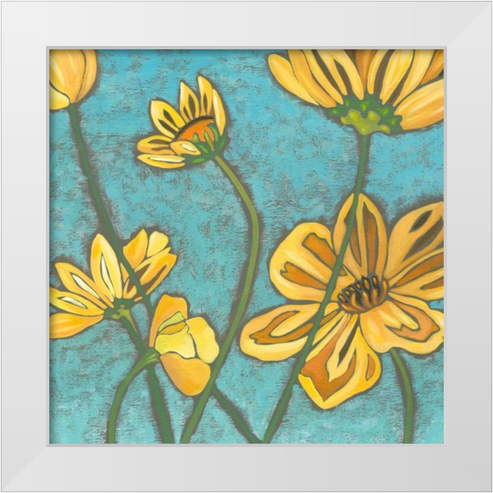 Zarris, Chariklia 12x12 White Modern Wood Framed Museum Art Print ...