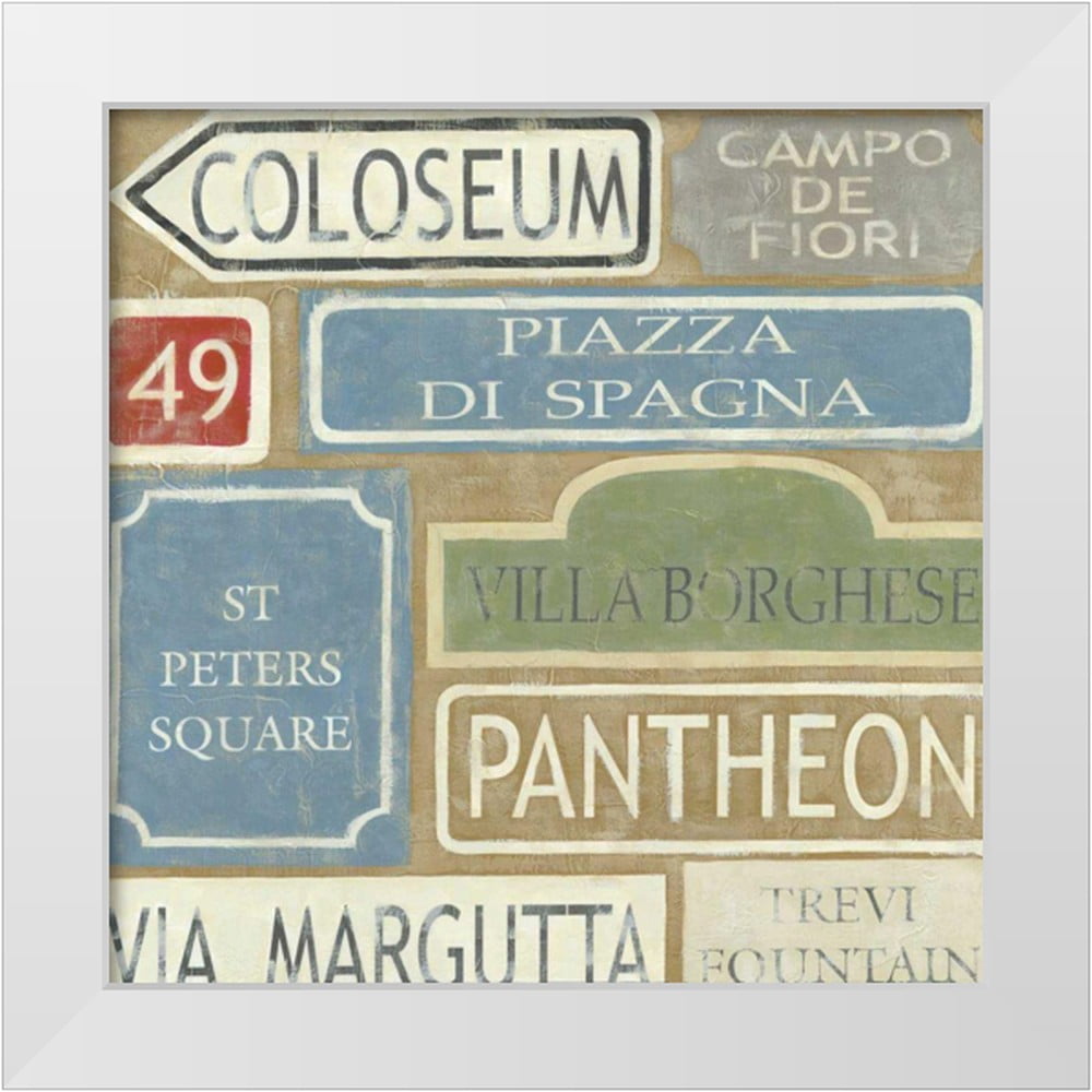 Zarris, Chariklia 12x12 White Modern Wood Framed Museum Art Print ...