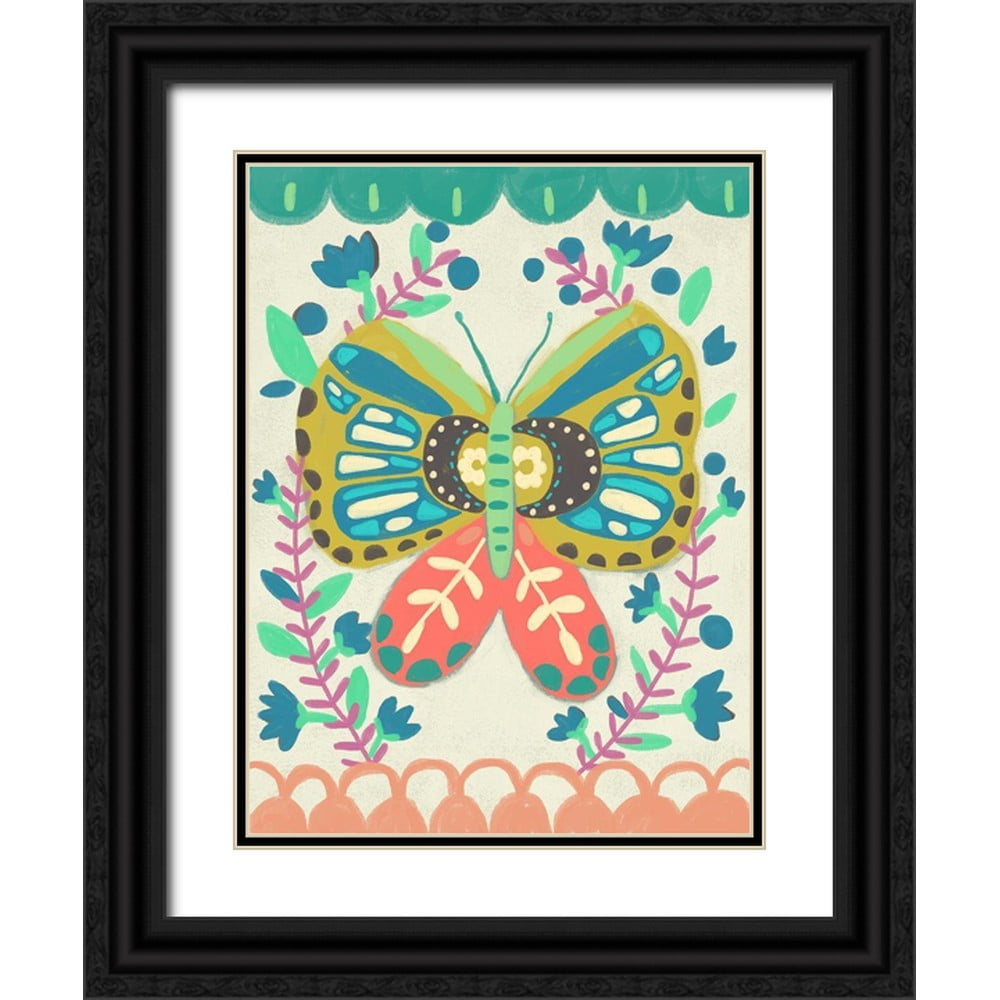 Zarris, Chariklia 12x14 Black Ornate Wood Framed with Double Matting ...