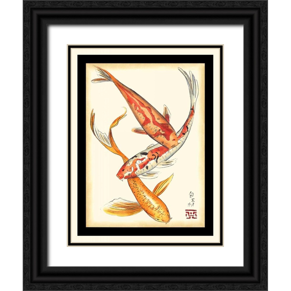 Zarris, Chariklia 12x14 Black Ornate Wood Framed with Double Matting ...