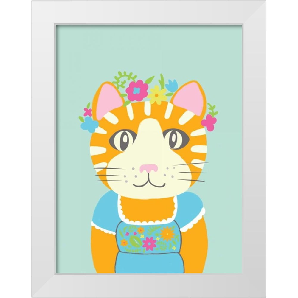 Zarris, Chariklia 12x14 White Modern Wood Framed Museum Art Print ...