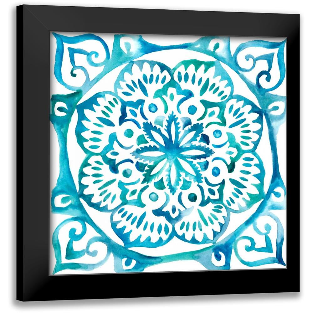 Zarris, Chariklia 15x15 Black Modern Framed Museum Art Print Titled ...