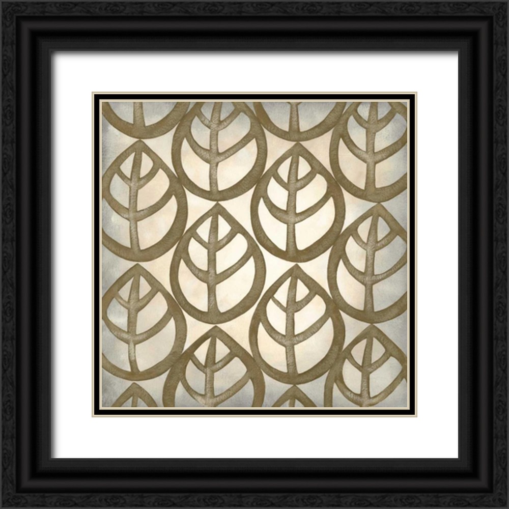 Zarris, Chariklia 15x15 Black Ornate Wood Framed with Double Matting ...