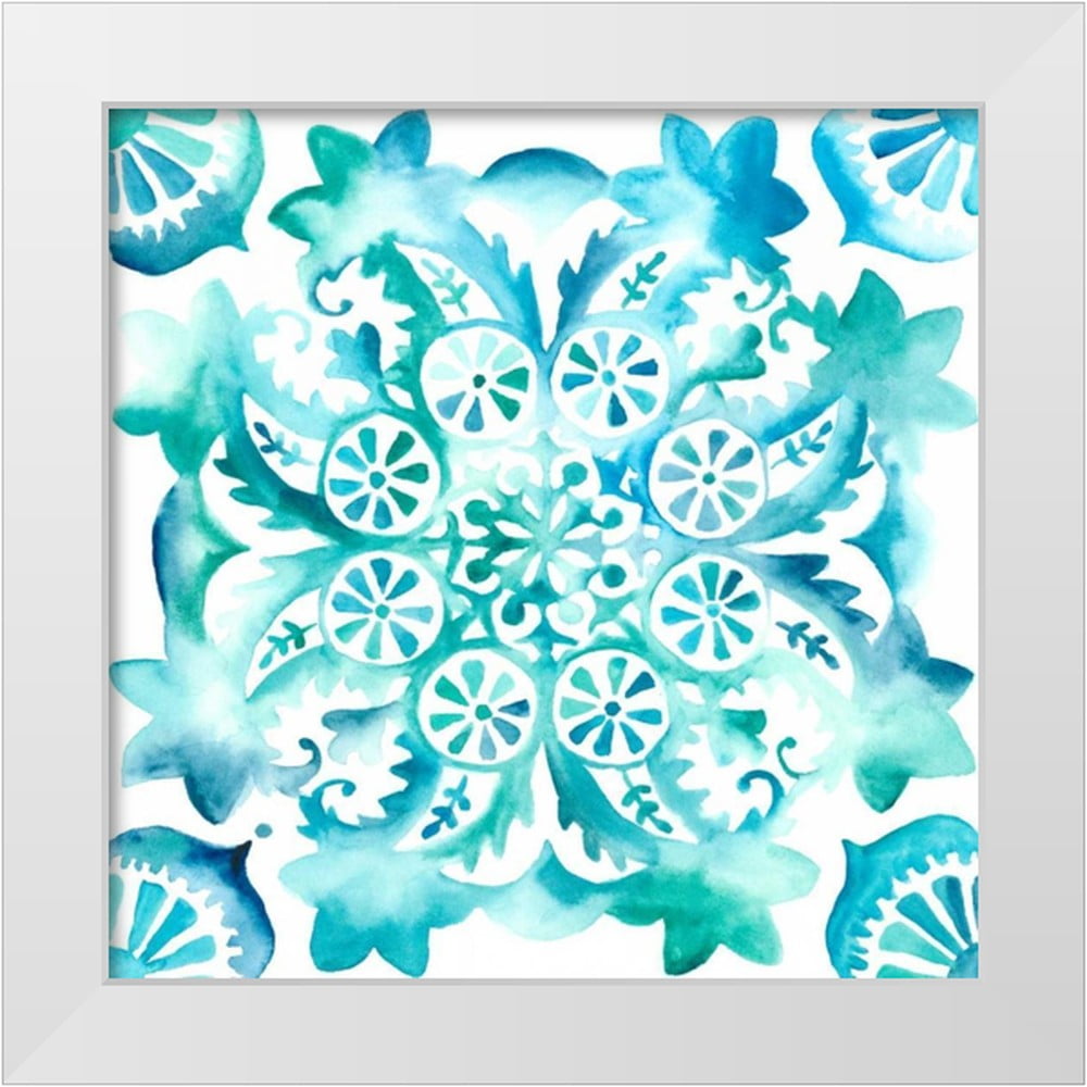 Zarris, Chariklia 15x15 White Modern Wood Framed Museum Art Print ...