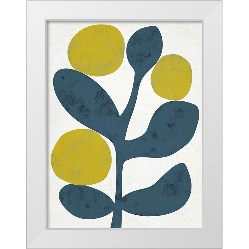 Zarris, Chariklia 19x24 White Modern Wood Framed Museum Art Print ...