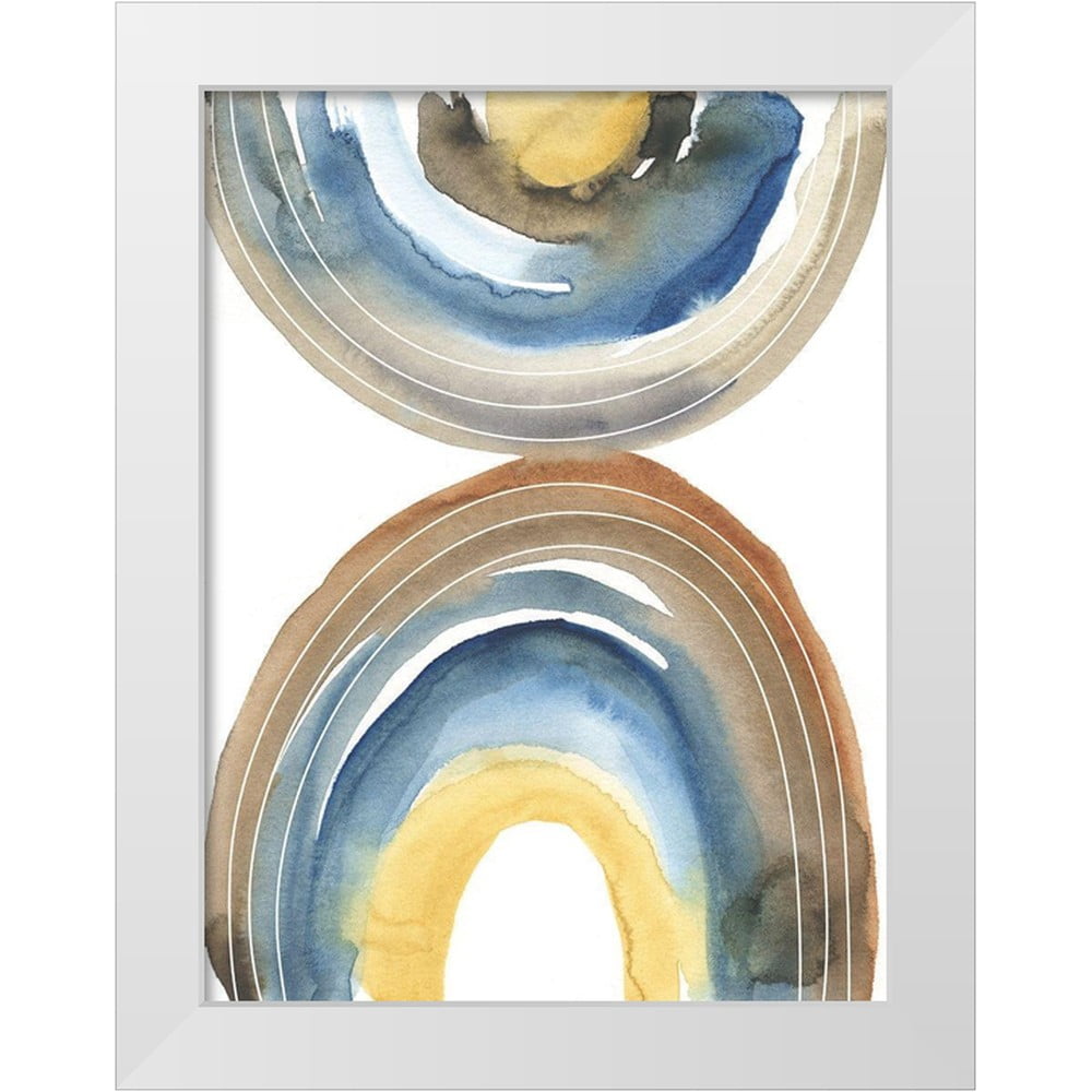 Zarris, Chariklia 19x24 White Modern Wood Framed Museum Art Print ...