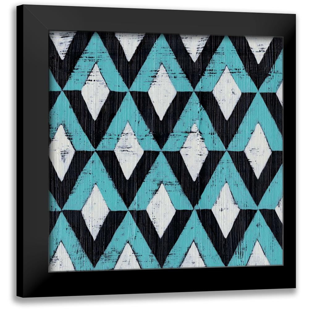 Zarris, Chariklia 20x20 Black Modern Framed Museum Art Print Titled ...