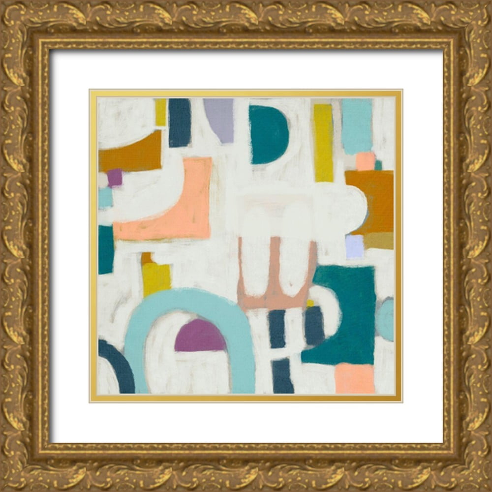 Zarris, Chariklia 20x20 Gold Ornate Wood Framed with Double Matting Museum Art Print Titled ...