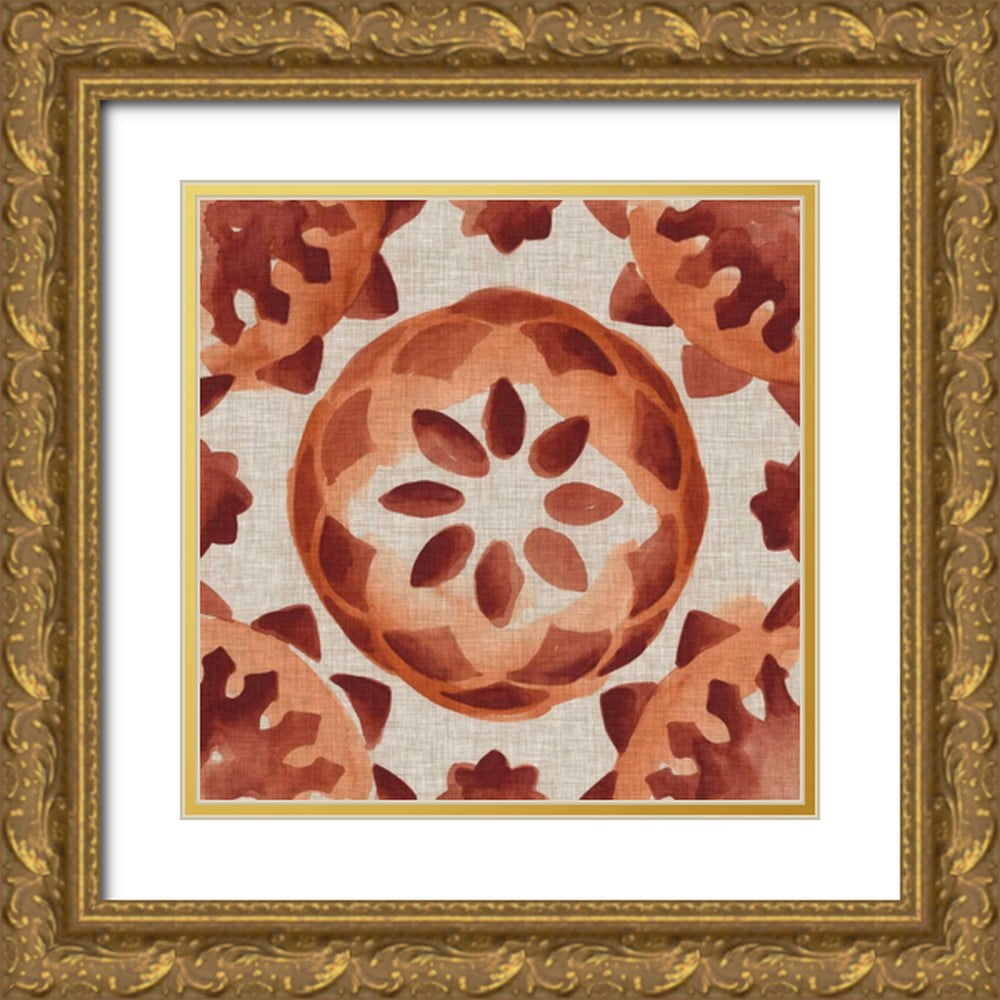 Zarris, Chariklia 20x20 Gold Ornate Wood Framed with Double Matting Museum Art Print Titled ...