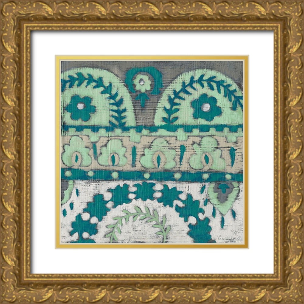 Zarris, Chariklia 20x20 Gold Ornate Wood Framed with Double Matting Museum Art Print Titled ...