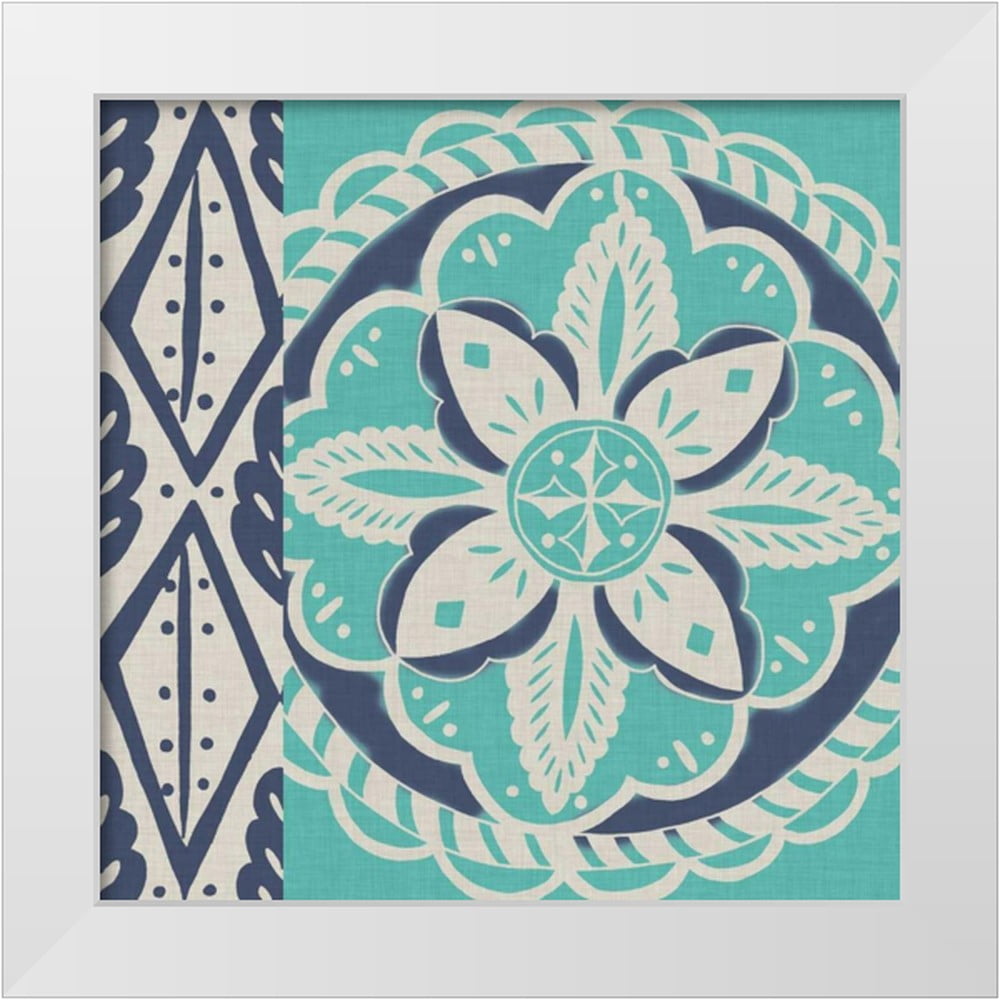 Zarris, Chariklia 20x20 White Modern Wood Framed Museum Art Print ...