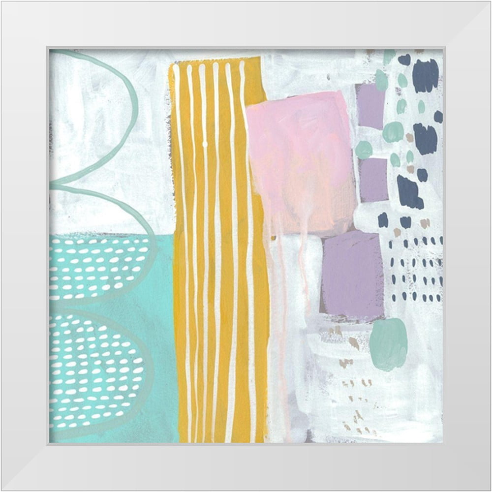 Zarris, Chariklia 20x20 White Modern Wood Framed Museum Art Print ...