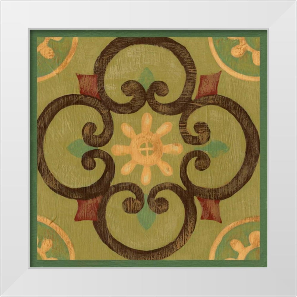 Zarris, Chariklia 20x20 White Modern Wood Framed Museum Art Print ...