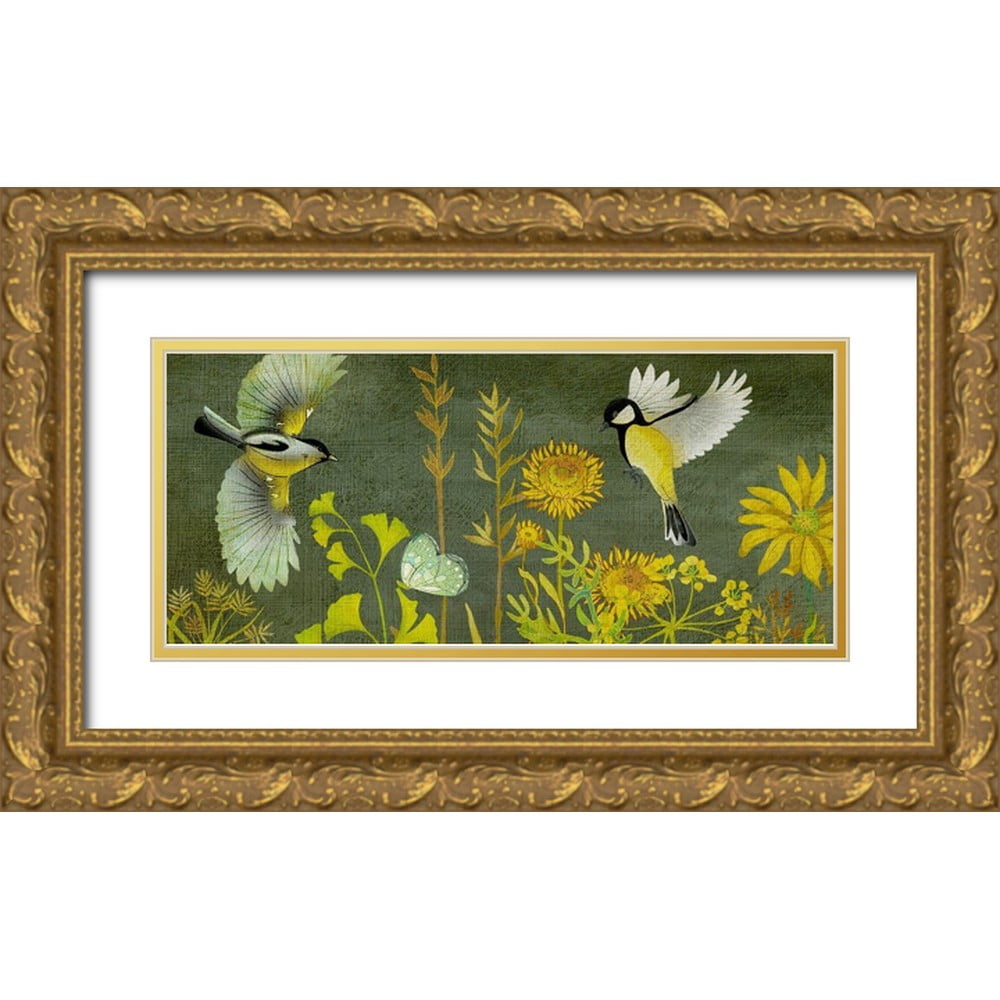 Zarris, Chariklia 24x13 Gold Ornate Wood Framed with Double Matting ...