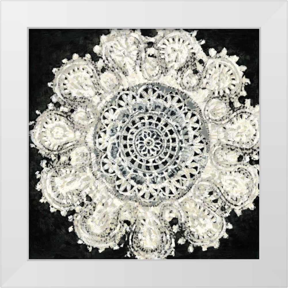 Zarris, Chariklia 26x26 White Modern Wood Framed Museum Art Print ...