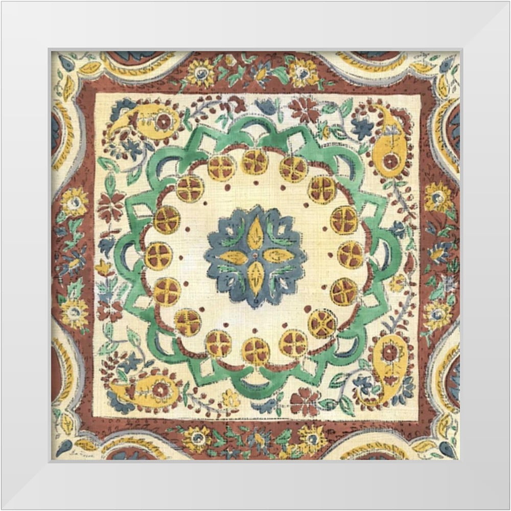 Zarris, Chariklia 26x26 White Modern Wood Framed Museum Art Print ...