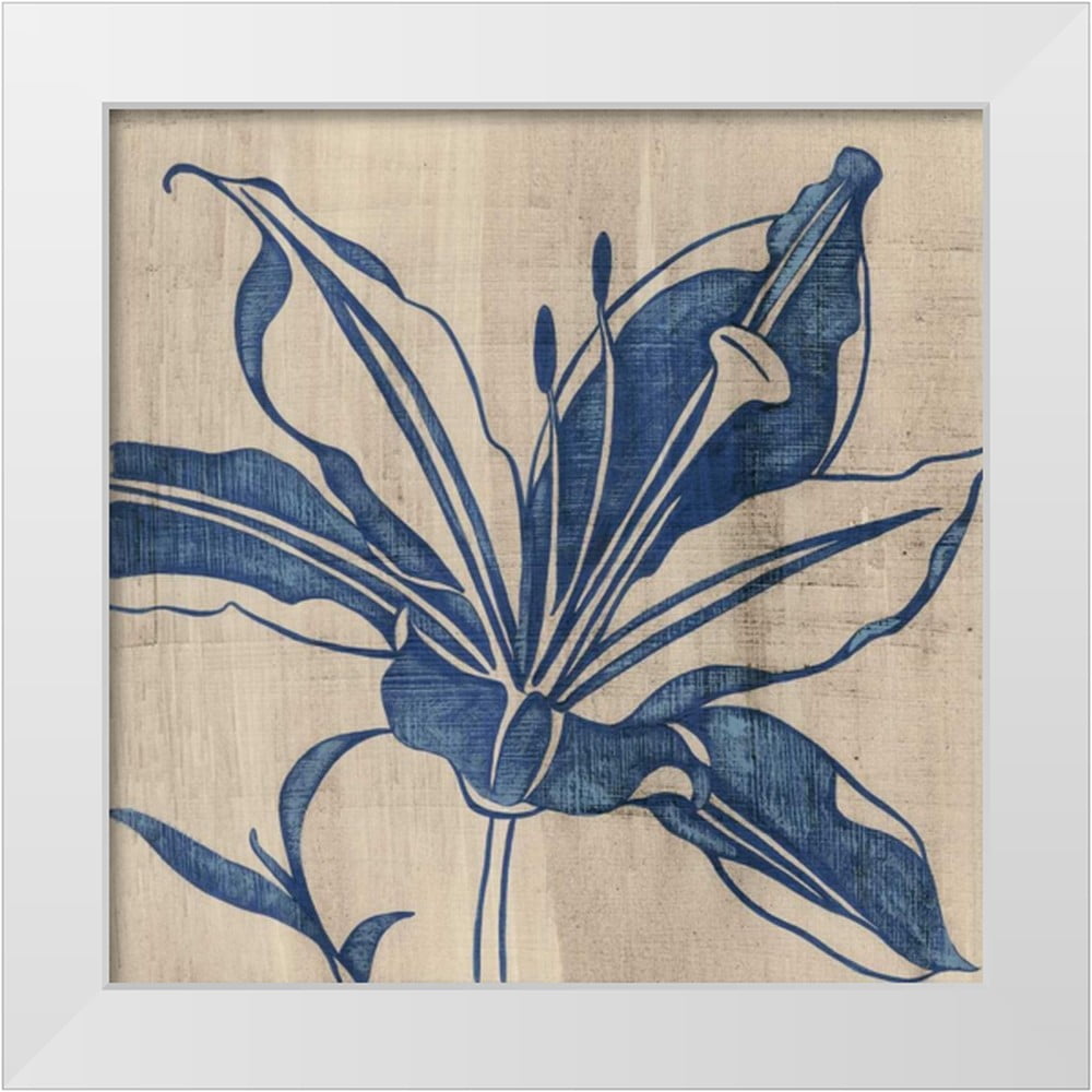 Zarris, Chariklia 26x26 White Modern Wood Framed Museum Art Print Titled - Indigo Lily - Walmart.com