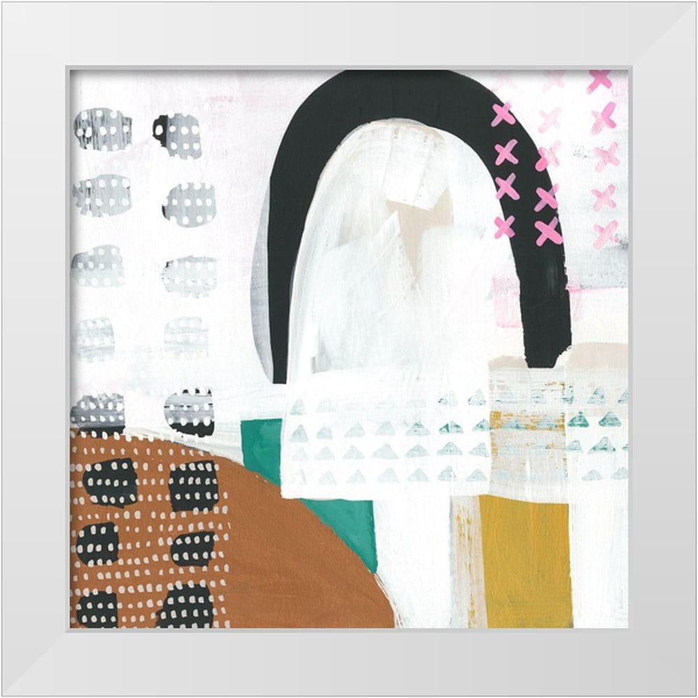 Zarris, Chariklia 26x26 White Modern Wood Framed Museum Art Print ...