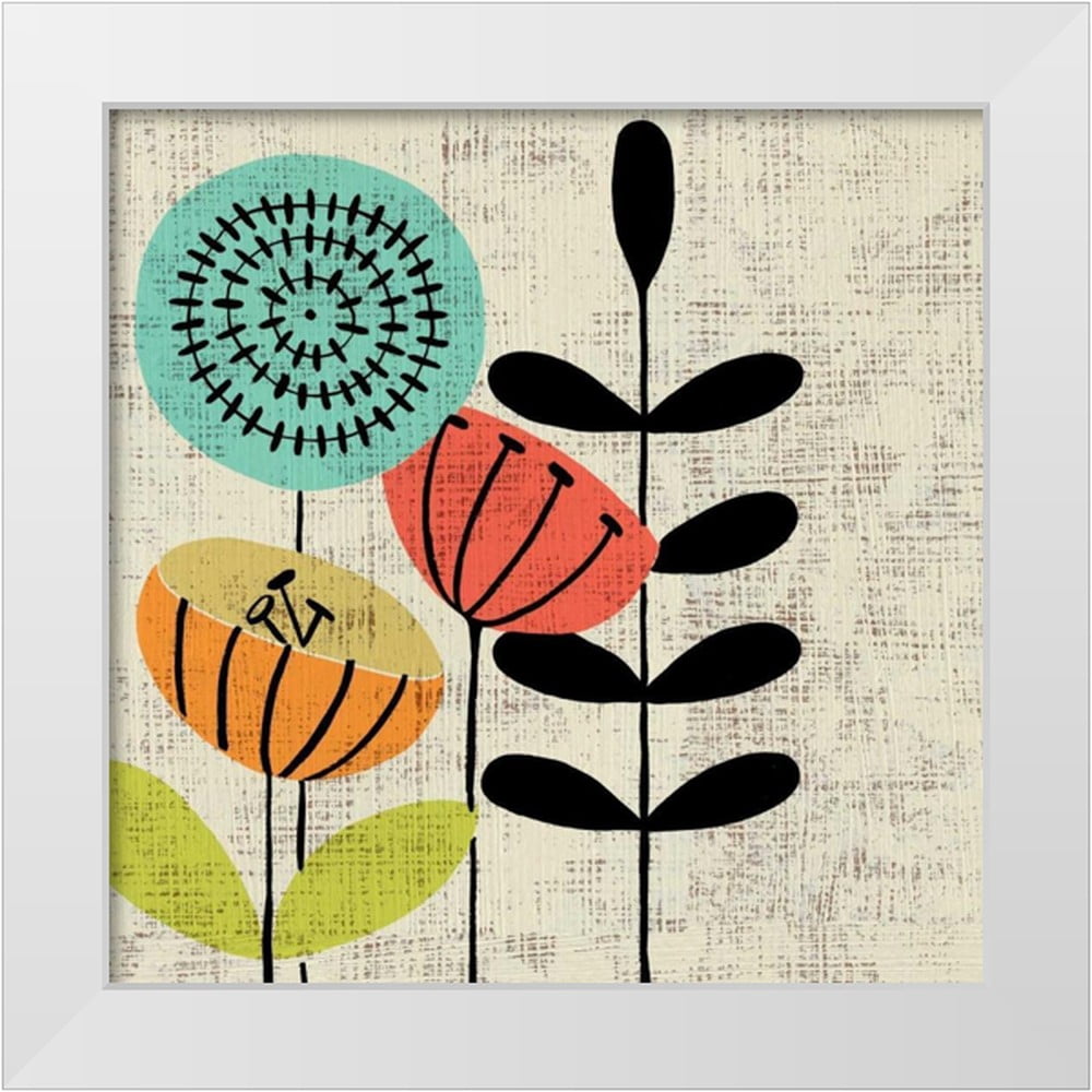 Zarris, Charliklia 12x12 White Modern Wood Framed Museum Art Print ...