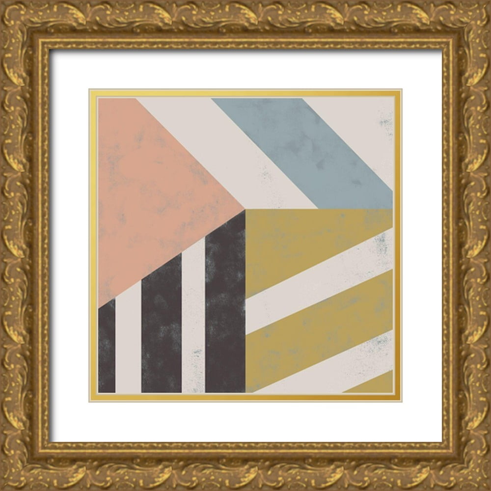 Zarris, Charliklia 26x26 Gold Ornate Wood Framed with Double Matting ...