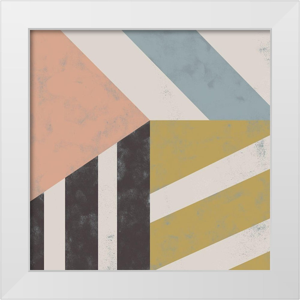 Zarris, Charliklia 26x26 White Modern Wood Framed Museum Art Print ...