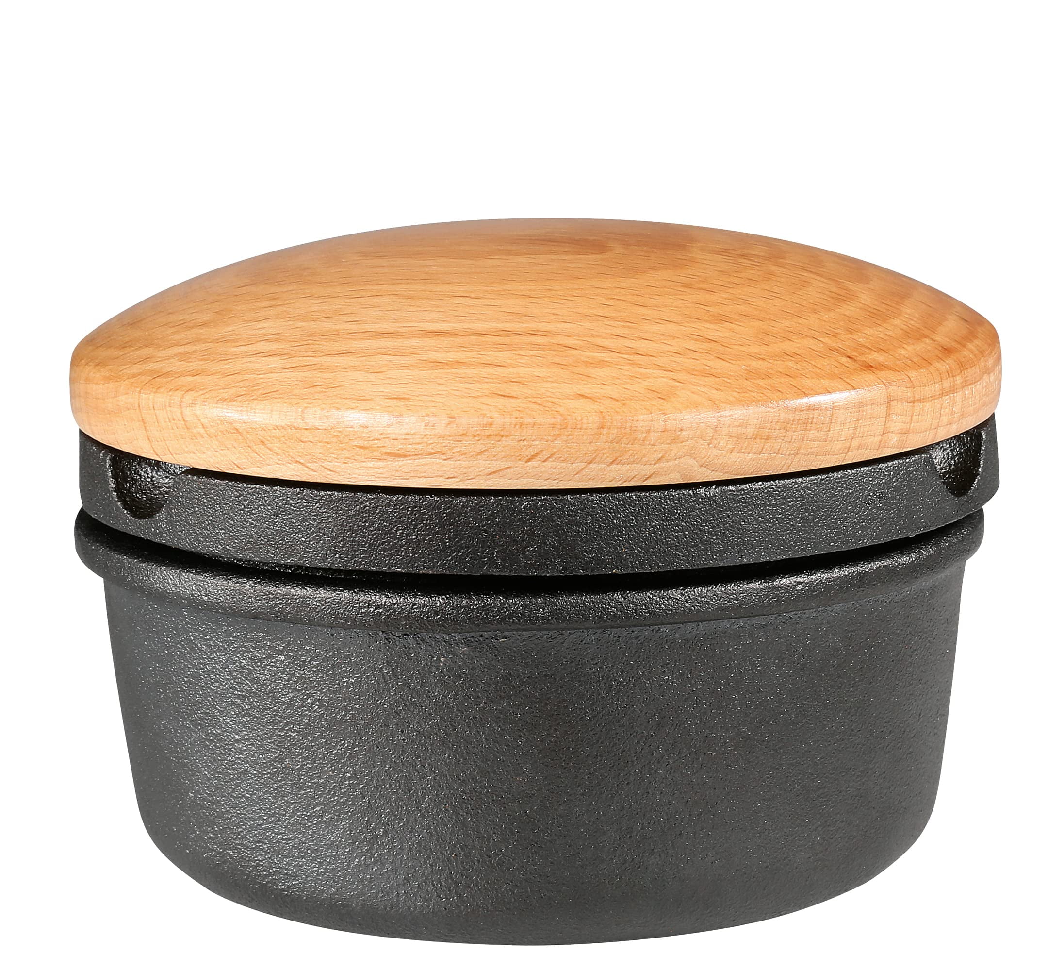 Zassenhaus Cast Iron Spice Grinder Set with Beech Wood Lid, Spice Mill ...