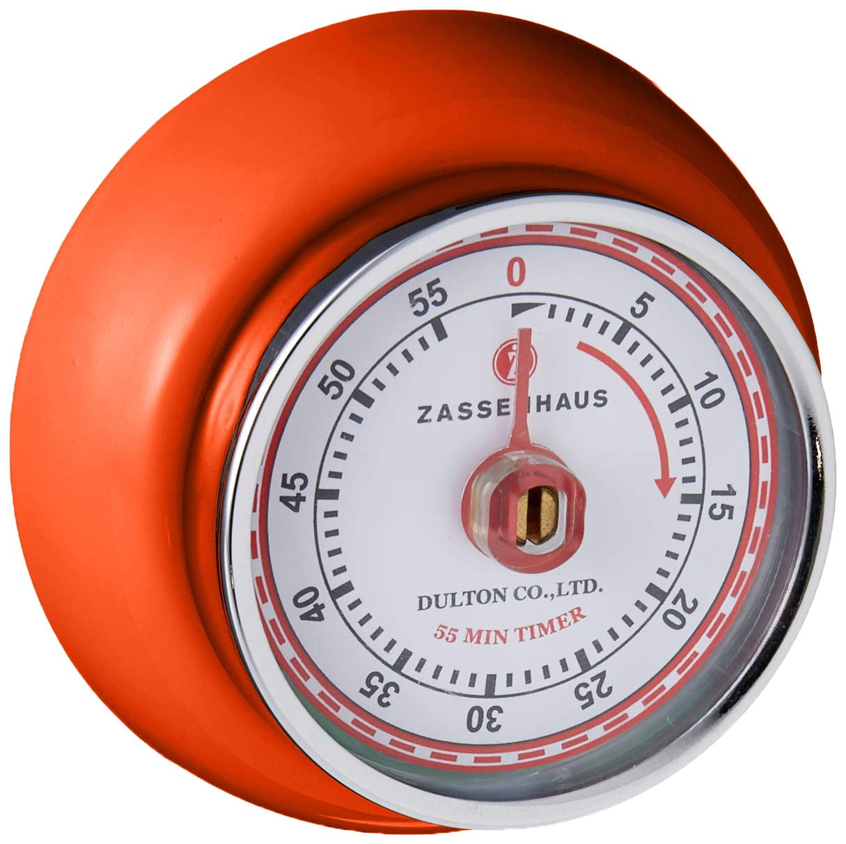 Zassenhaus Magnetic Retro Kitchen Timer, Classic Mechanical Cooking ...