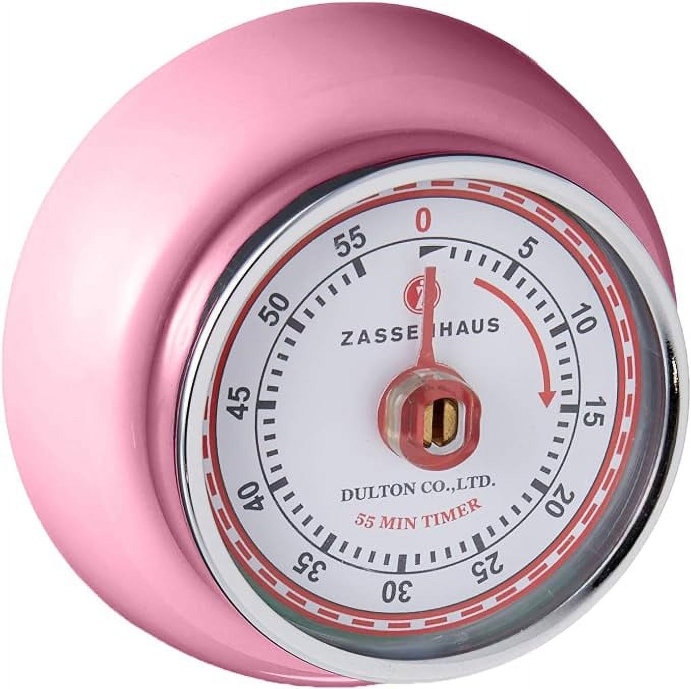 Zassenhaus Magnetic Retro Kitchen Timer, Classic Mechanical Cooking ...