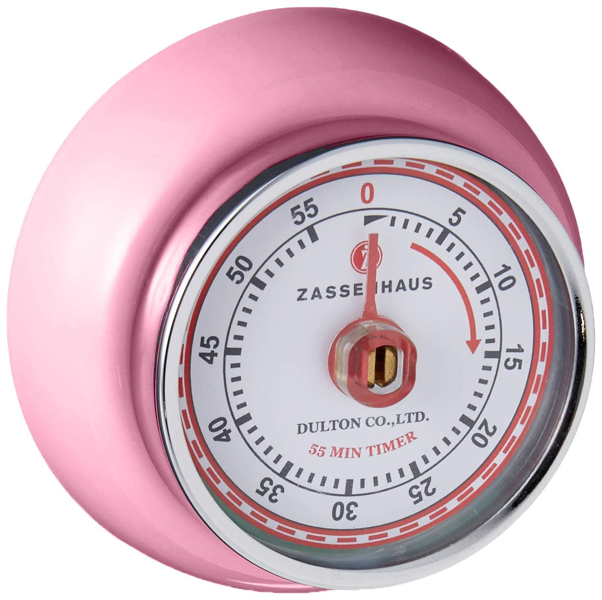 Zassenhaus Magnetic Retro Kitchen Timer, Classic Mechanical Cooking ...
