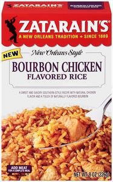 Zatarain,S Bourbon Chicken Flavored Rice 8 Oz ( 3 Pack) - Walmart.com
