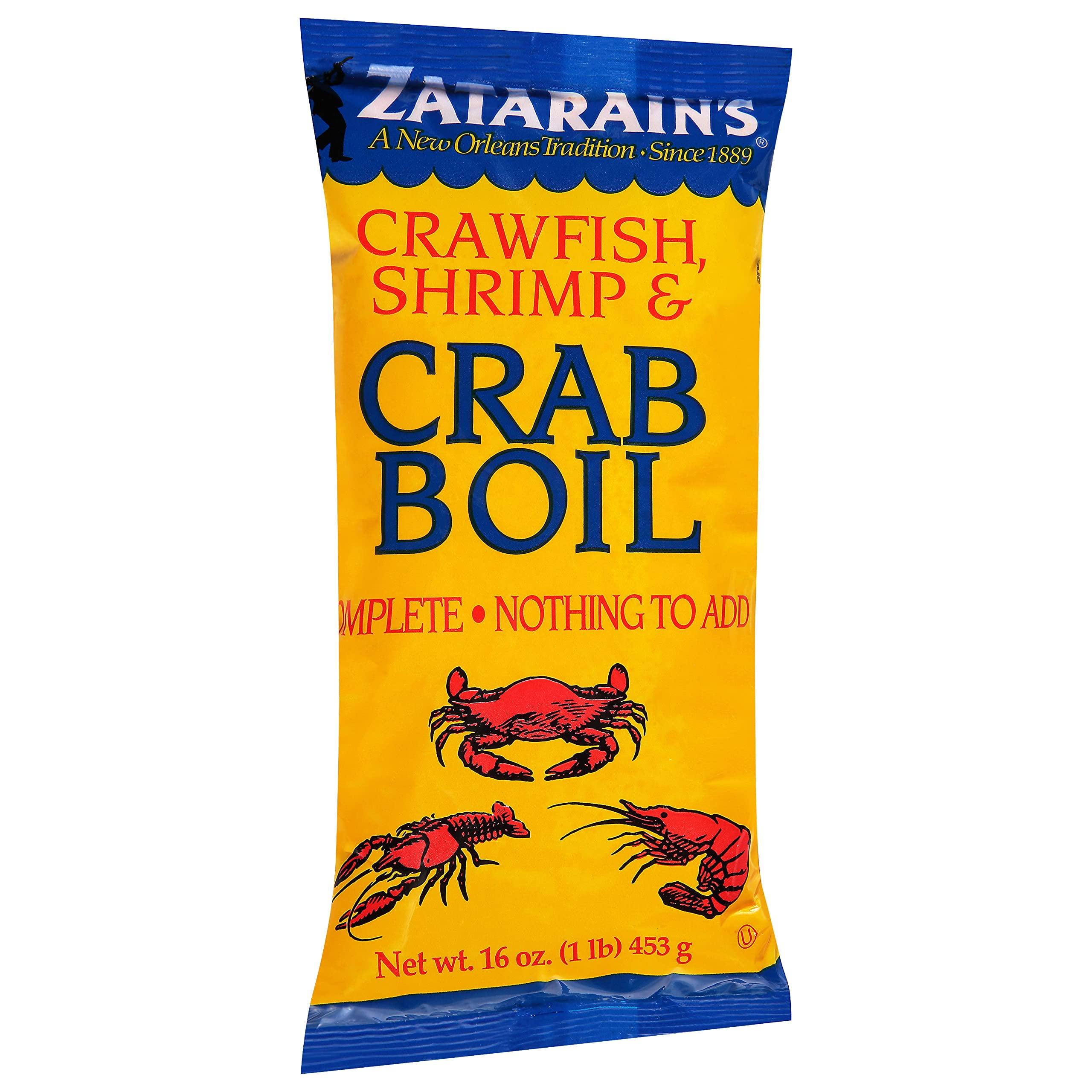 Zatarain's Crawfish, Shrimp & Crab Boil Mix, Cajun Seafood Seasoning ...