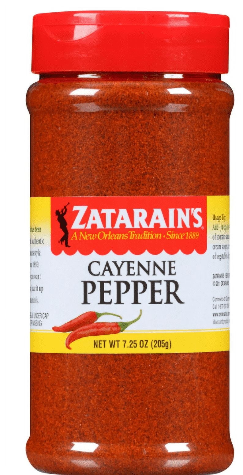 Zatarain's All Natural Cayenne Pepper, 7.25 oz Bottle (Pack of 4 ...