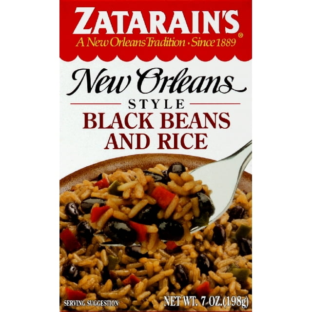 Zatarain's Black Beans & Rice Rice Dinner Mix, 7 Oz (Pack of 24 ...