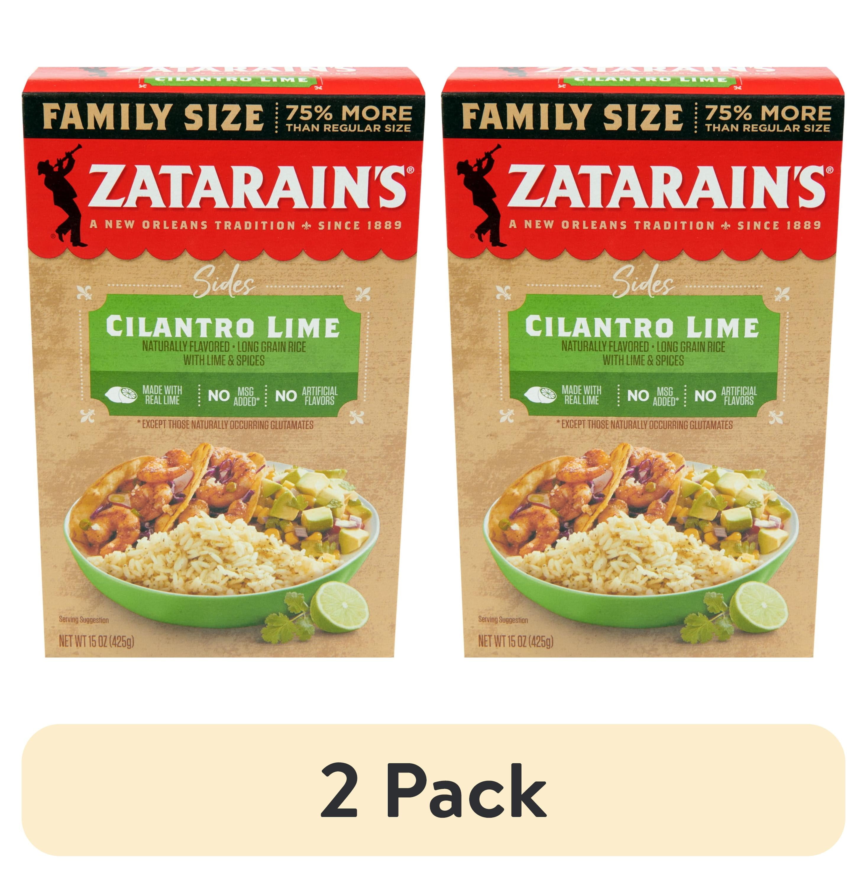 (2 pack) Zatarain's No Artificial Flavors Gluten Free Cilantro Lime ...