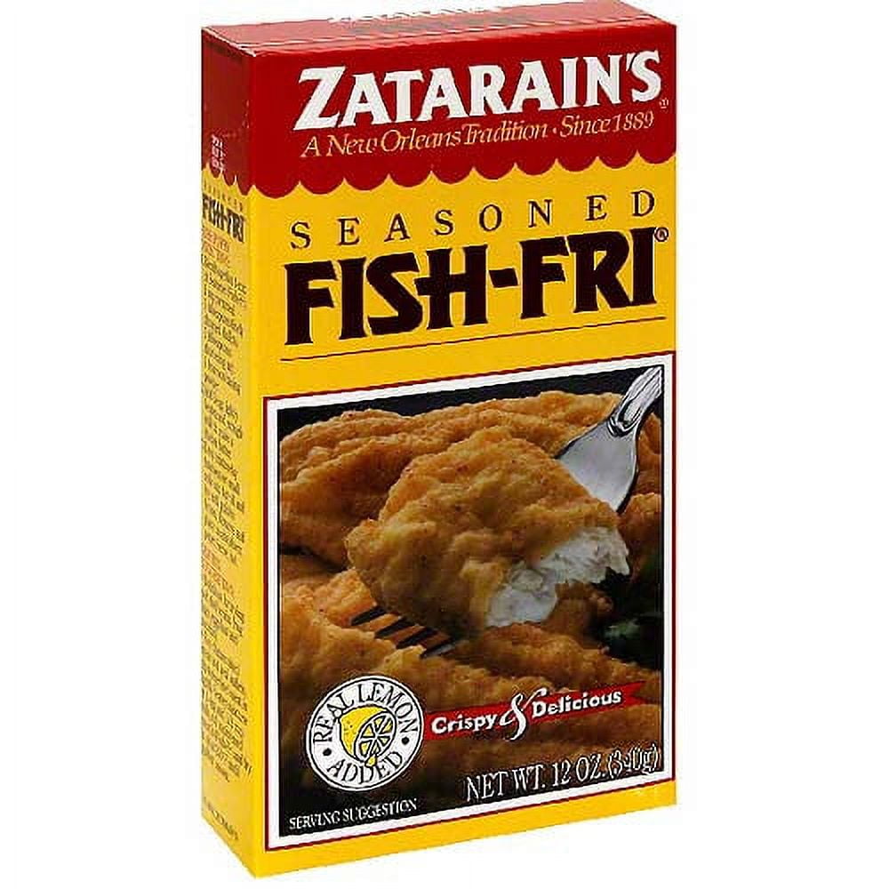 Zatarain's Fish Fri Crispy Southern Style Frying Mix, 12 oz (Pack of 8 ...