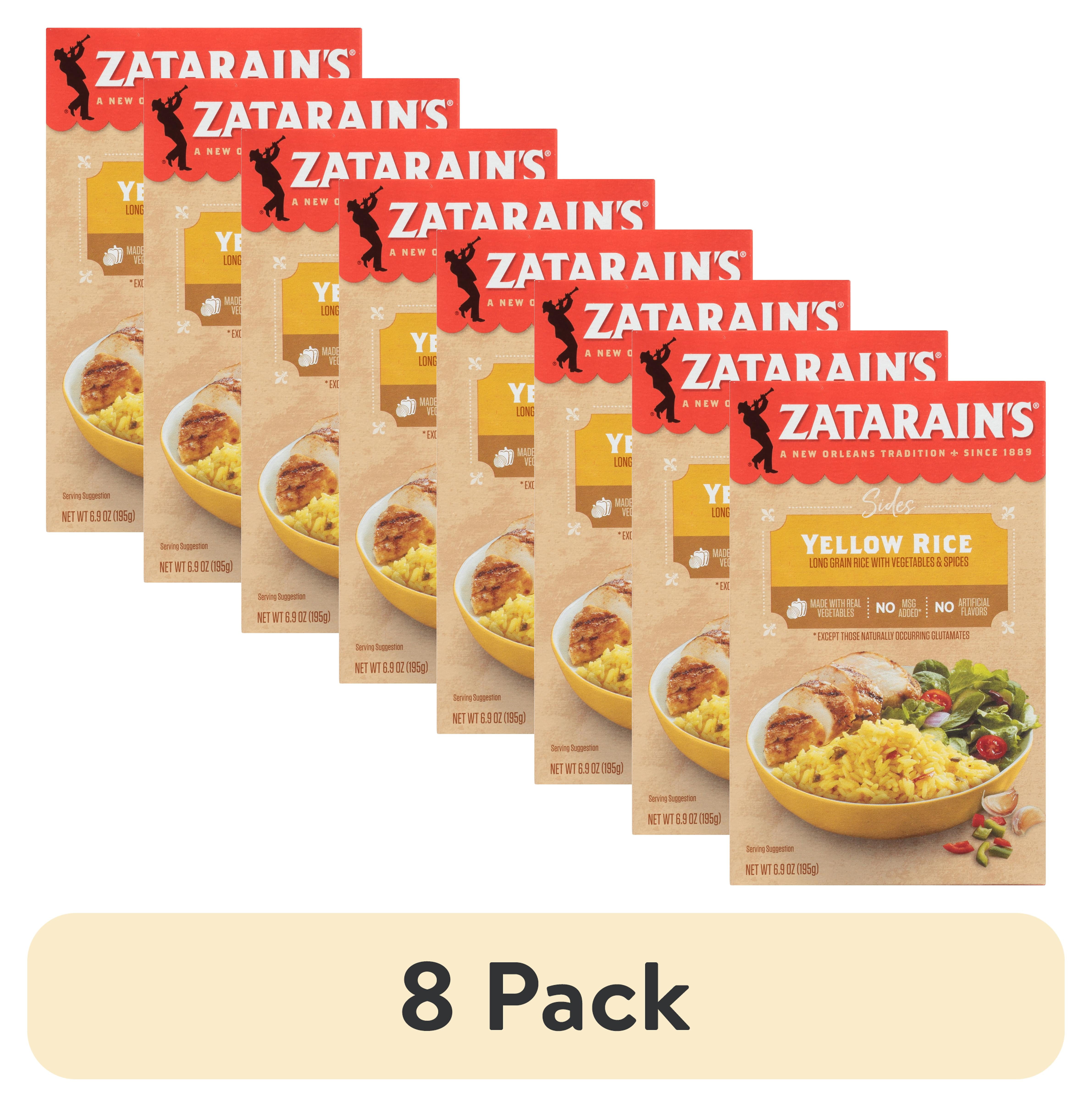 (8 pack) Zatarain's Gluten Free Yellow Rice Mix, 6.9 oz Box - Walmart.com