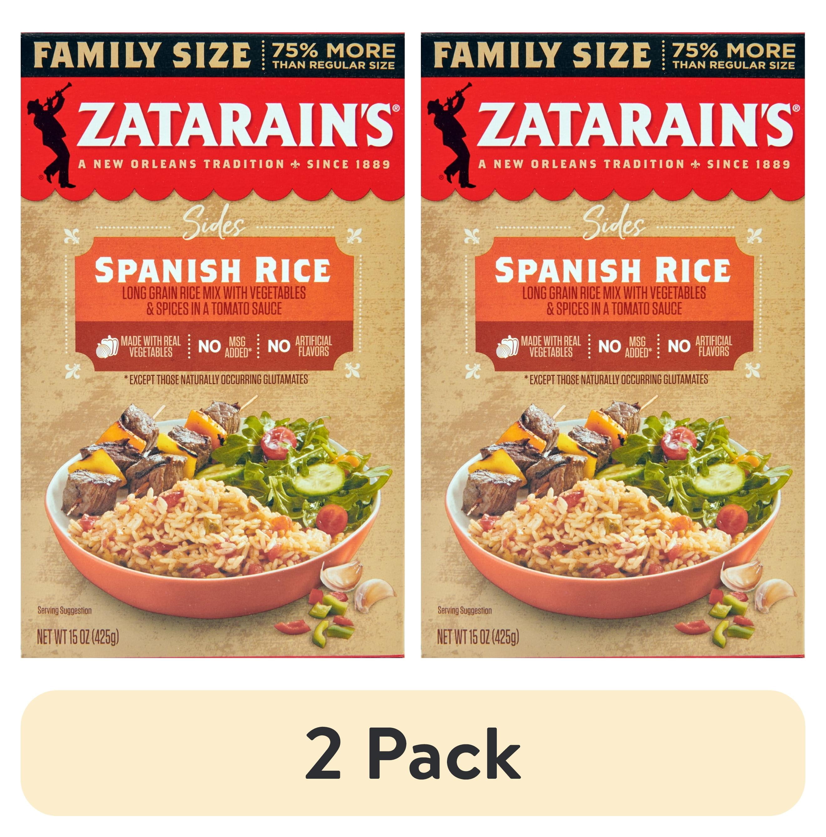 (2 pack) Zatarain's Spanish Rice, 15 oz Box - Walmart.com