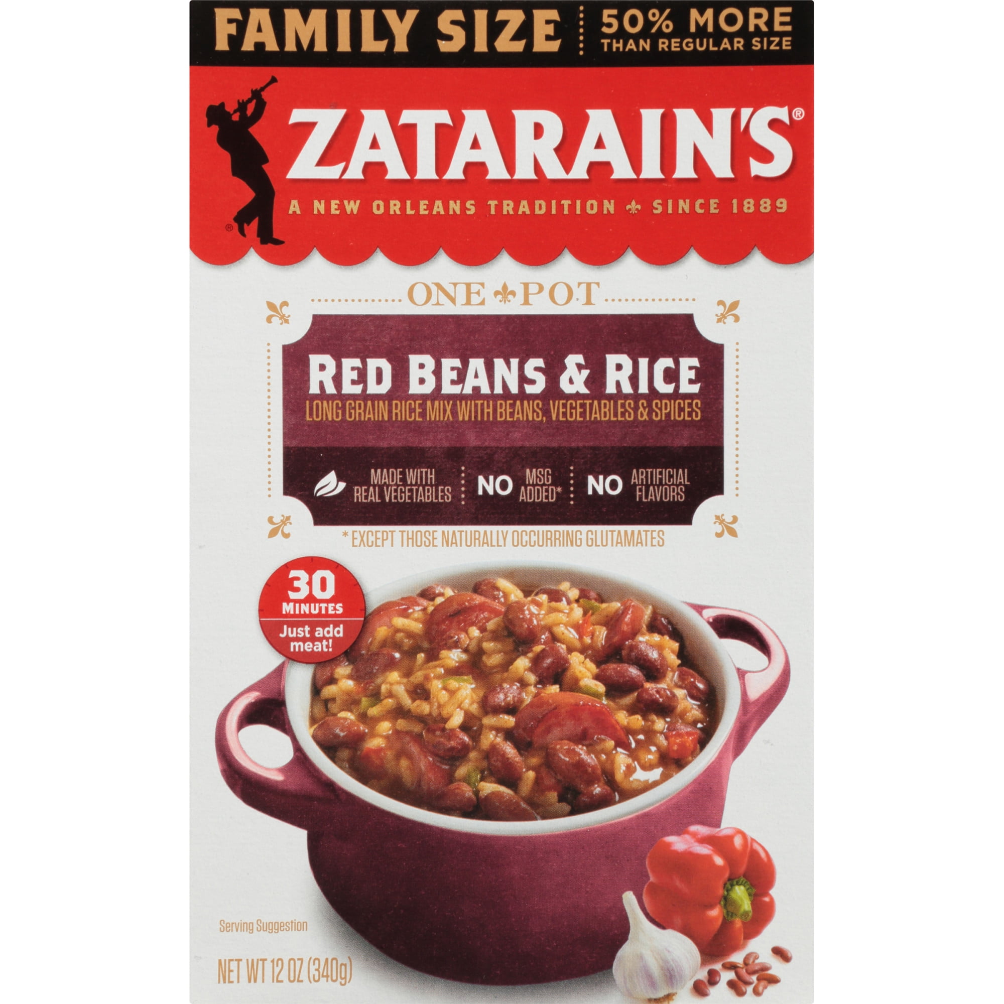 Zatarains Red Beans & Rice - Family Size, 12 oz Nepal | Ubuy