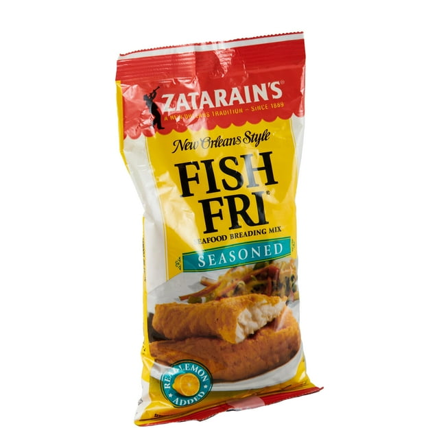 Zatarain's Seasoned Fish Fri TSF6 Seafood Breading Mix, 10 oz - Walmart.com