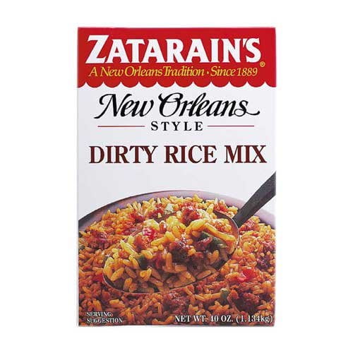 Zatarains Dirty Rice Mix, 40 oz - Case of 8 - Walmart.com
