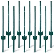 SKYSHALO 8 Pack 24 x 4 x 4 Inch Fence Post Anchor Ground Spikes Fence ...