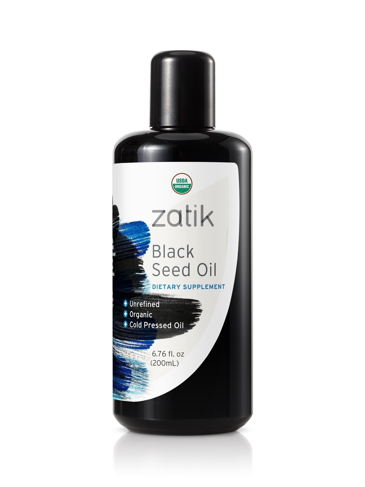 Zatik Naturals Black Cumin Seed Oil Cold-Pressed USDA Certified Organic ...