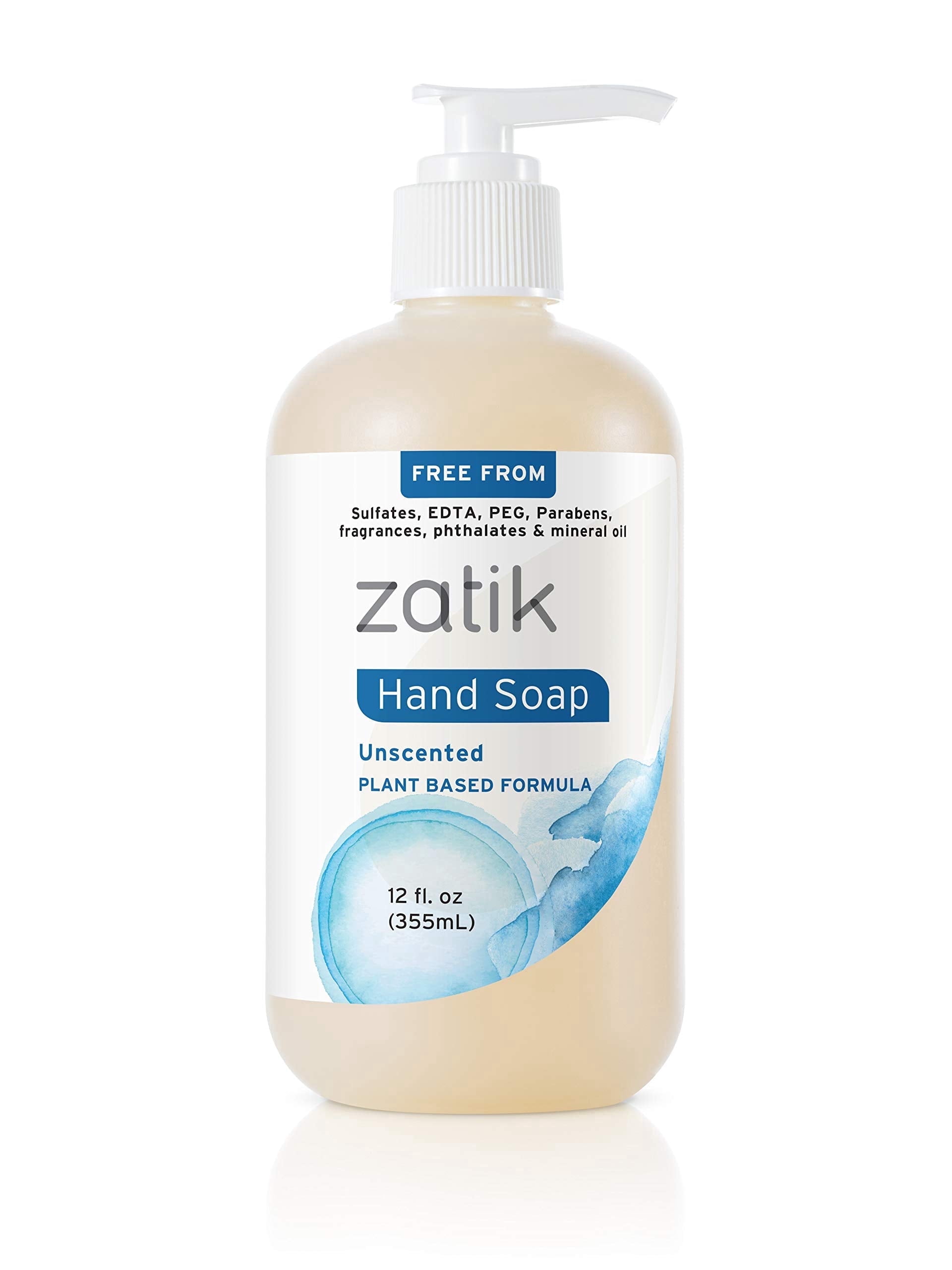 Zatik Naturals - Liquid Hand Soap, Unscented Moisturizing Handwash ...