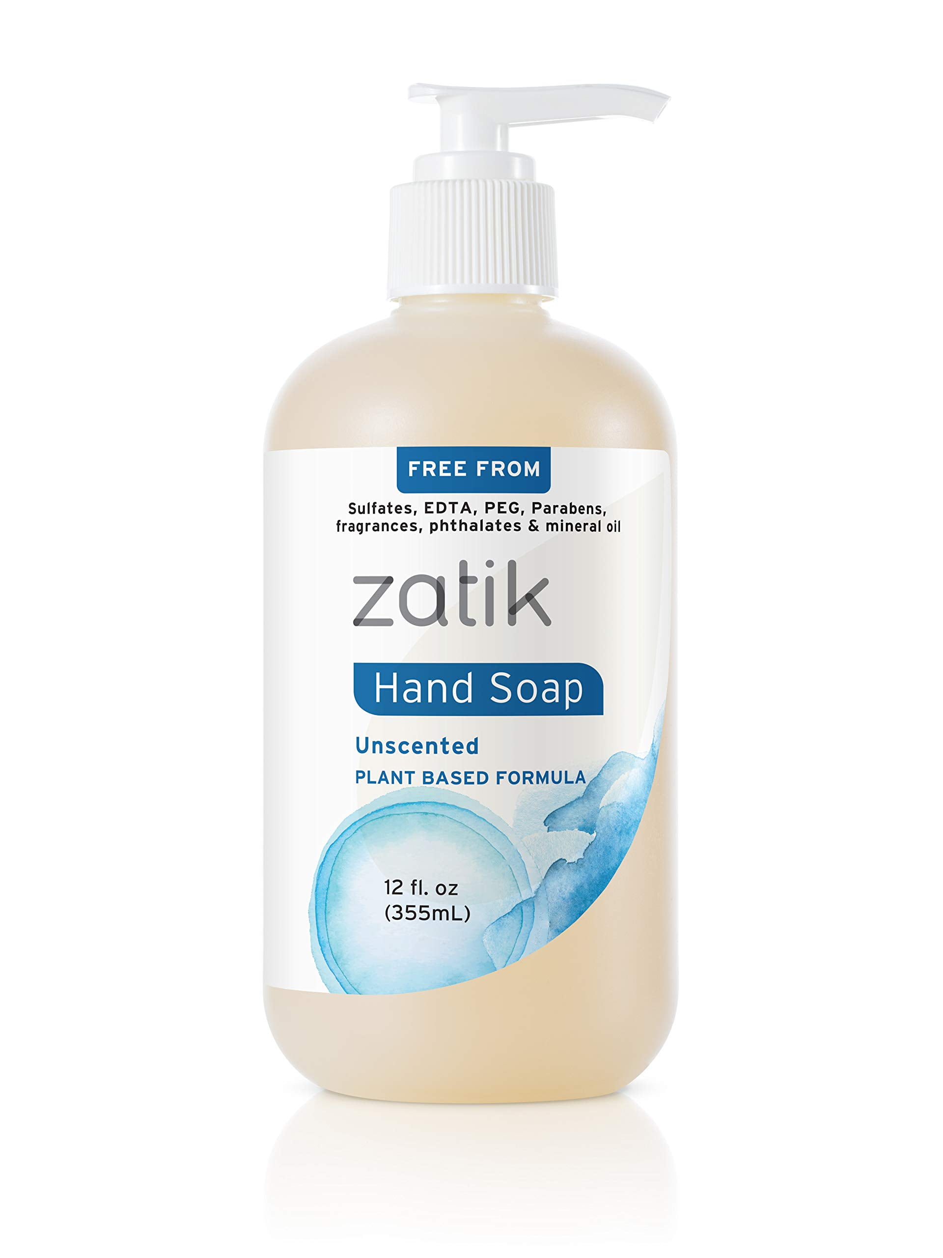 Zatik Naturals - Liquid Hand Soap, Unscented Moisturizing Handwash ...