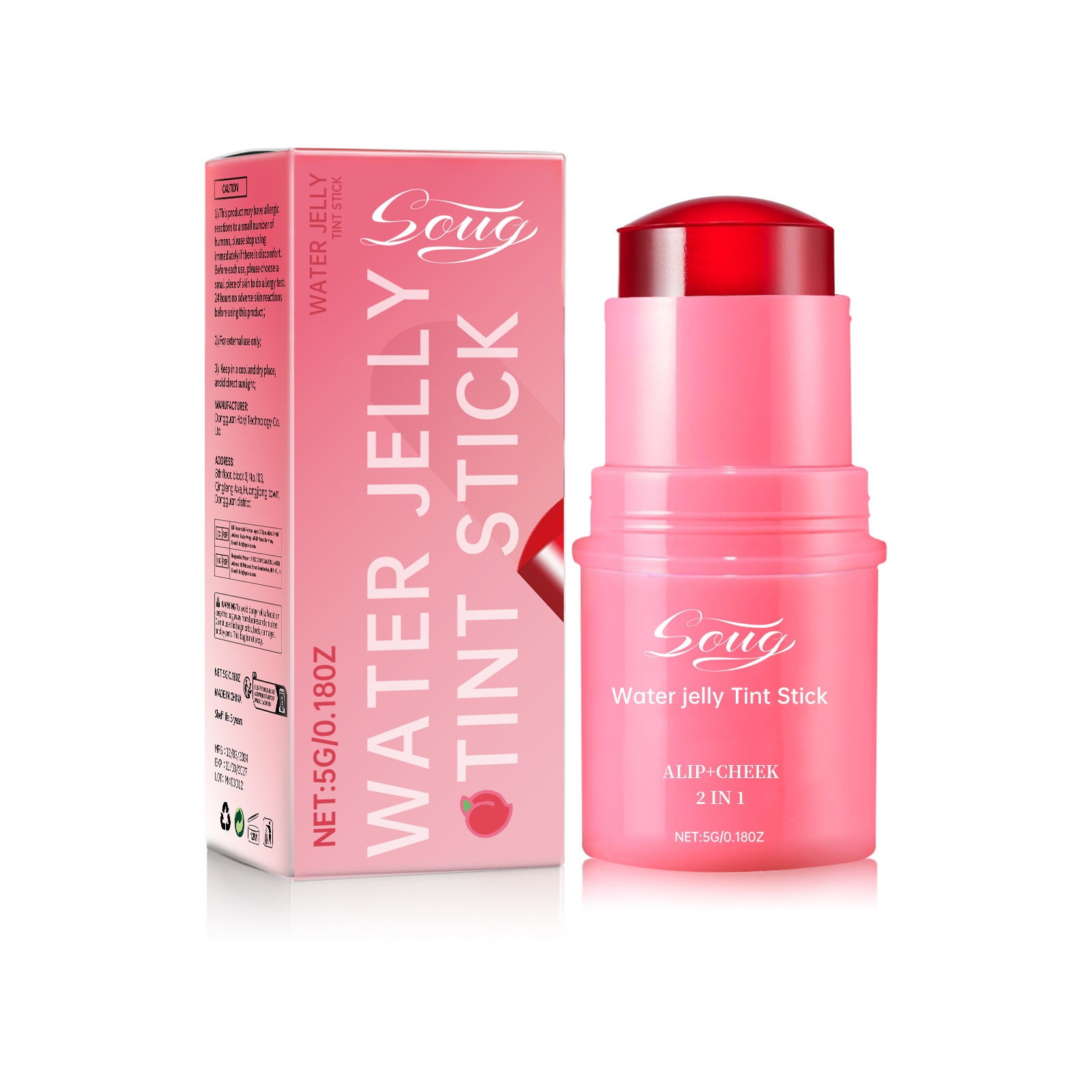 Zatoumnr 2 In 1 Fruit Jelly Color Tone Lip Gloss & Blusher Cool ...