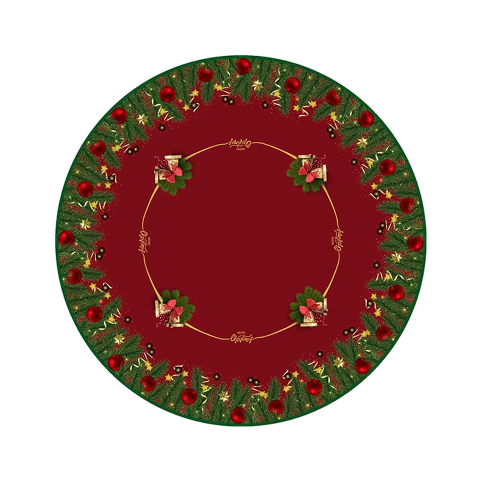 Zatoumnr 24 Inch Christmas Tree Skirt, Velvet Tree Skirts, Vintage Xmas ...